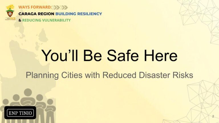 3 Ways How Urban Planning Helps Reduce Disaster Risks - EnP Tinio